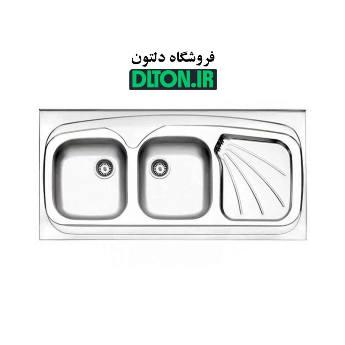 سینک استیل البرز مدل 270 روکار دلتون